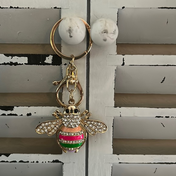 Accessories | Multi Colored Bee Keychain | Poshmark